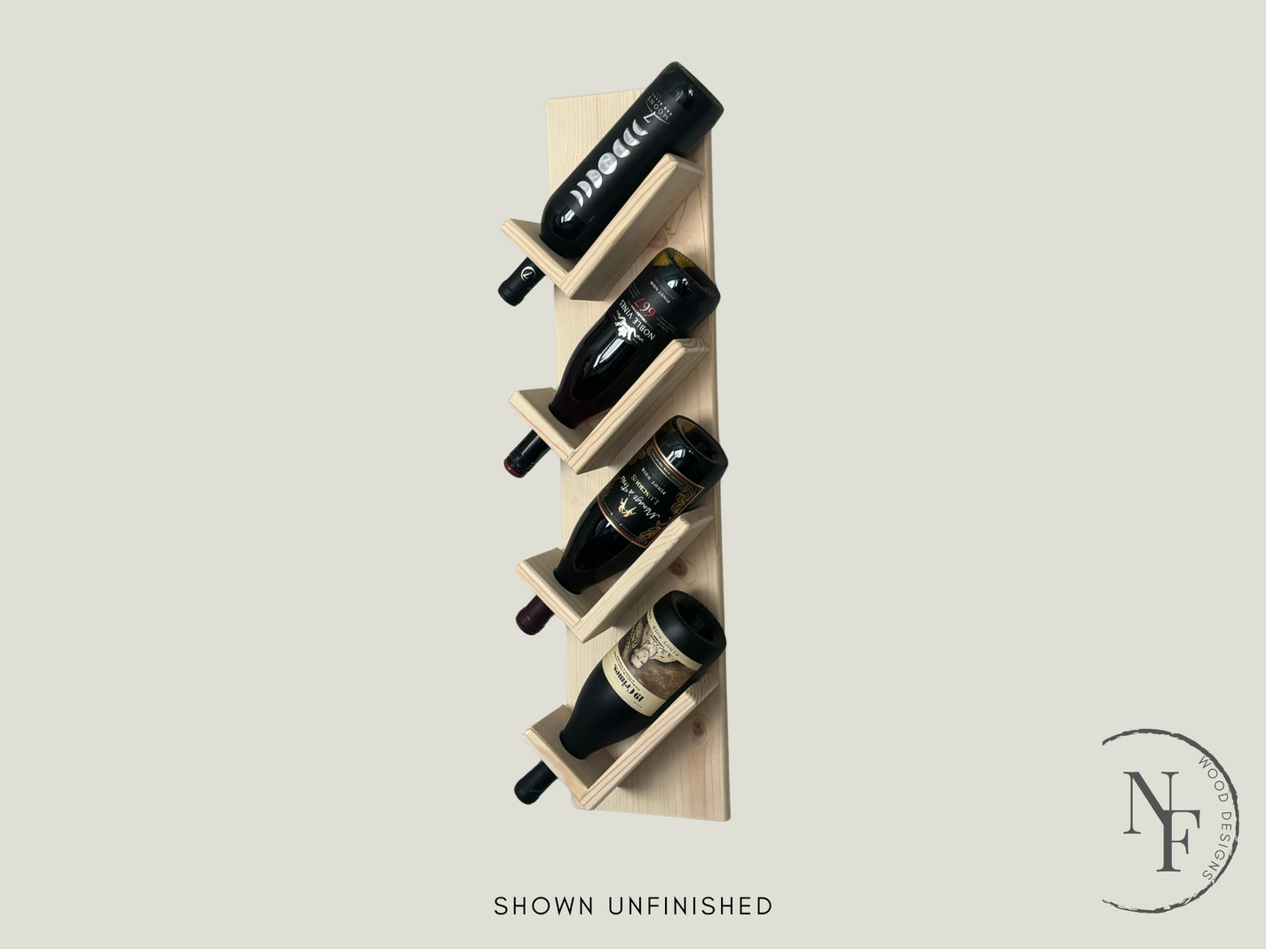Vertical Wine Rack – NF Wood Designs