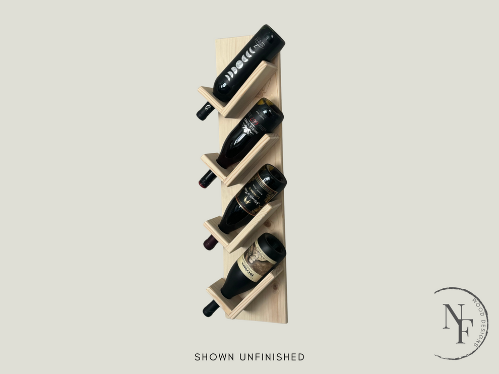 Vertical Wine Rack – NF Wood Designs
